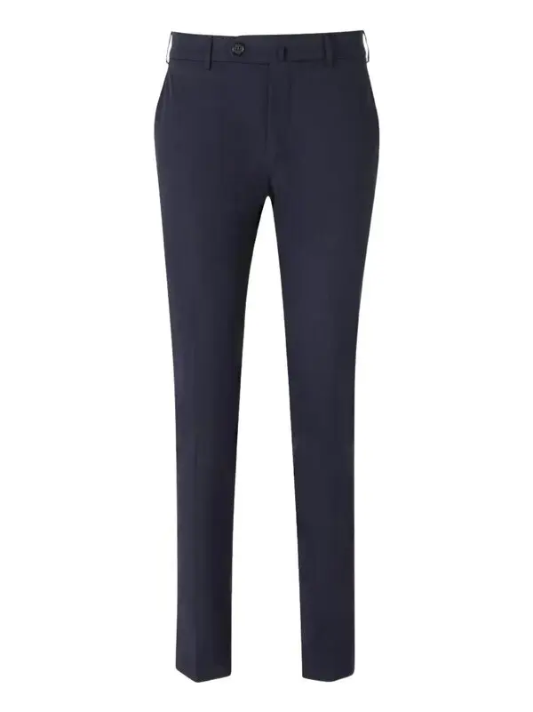 Incotex Pressed Crease Slim-fit Trousers - Blue