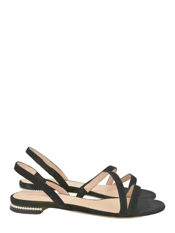 NICHOLAS KIRKWOOD Casati Pearl-embellished Sandals - Black