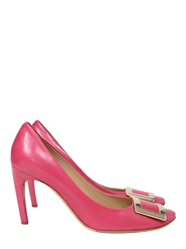 ROGER VIVIER Trompette Buckle Pumps - Pink