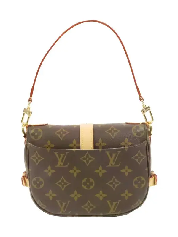LOUIS VUITTON Monogram Canvas Saumur Bb Bag - Brown