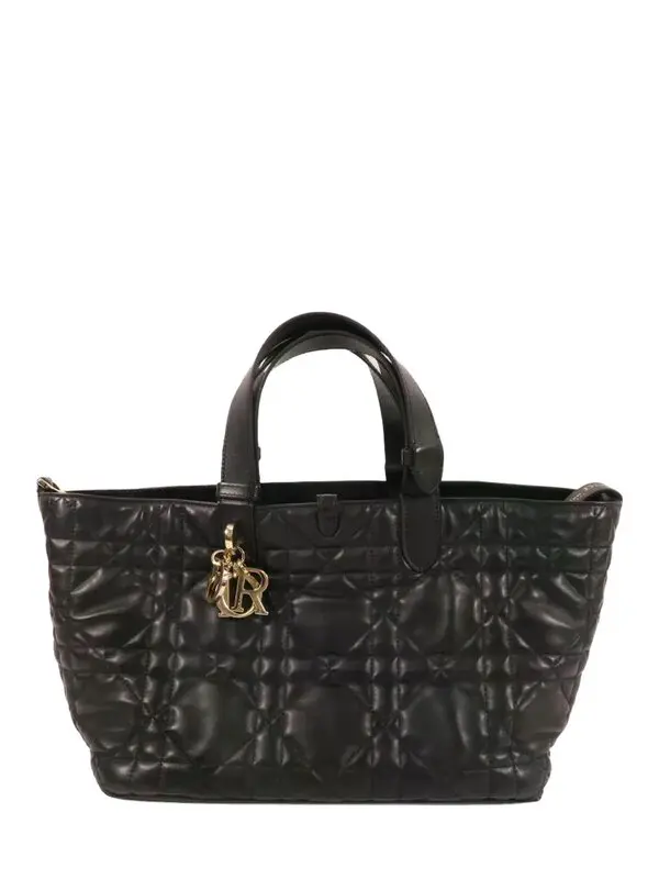 Dior Cannage Tote Bag - Black