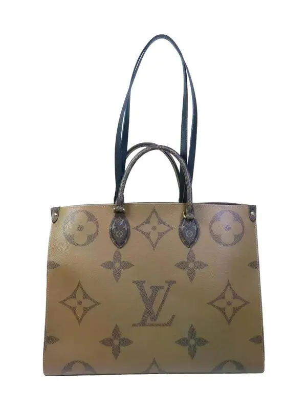 LOUIS VUITTON Monogram Giant Onthego Gm Tote Bag - Brown
