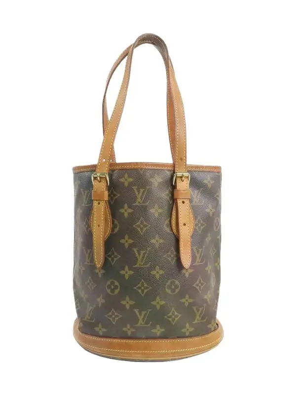 LOUIS VUITTON Monogram Bucket Bag - Brown