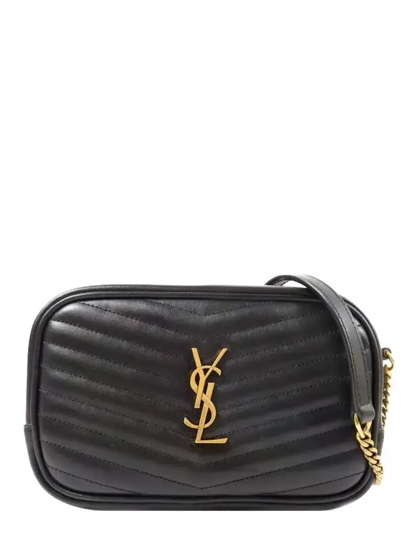 Saint Laurent Lou Shoulder Bag - Black