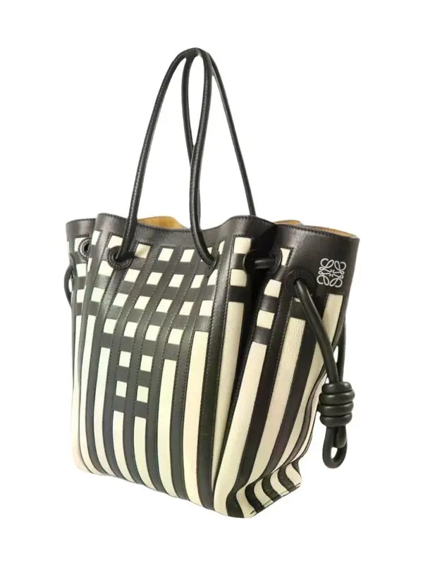 Loewe Flamenco Knot Tote Bag - Black