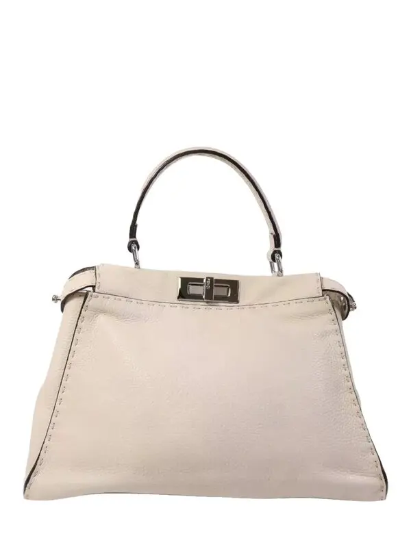 Fendi Medium Peekaboo Shoulder Bag - Neutrals