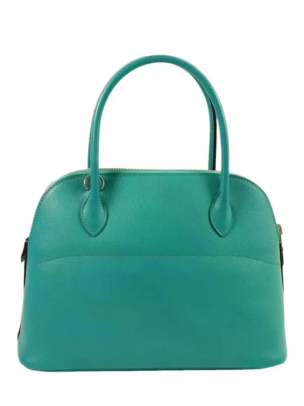 Hermès Bolide 27 Leather Tote Bag - Blue
