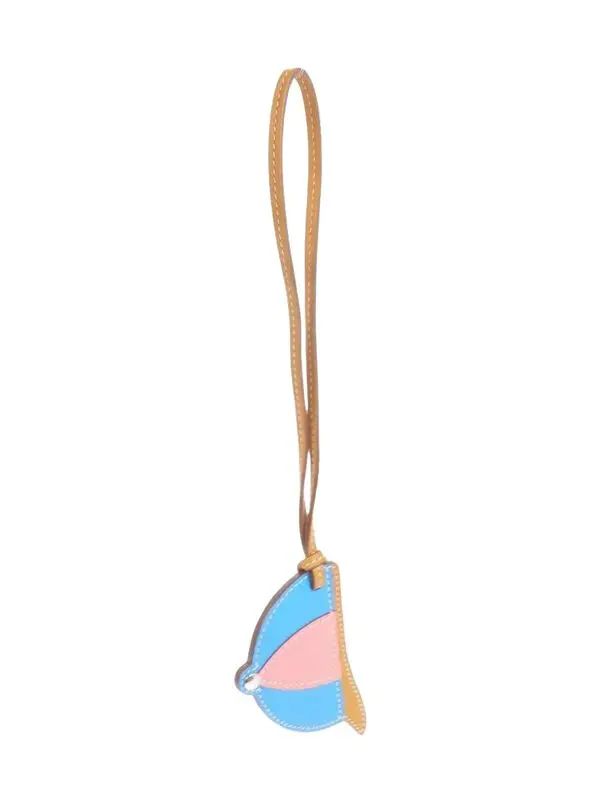 Hermès Paddock Bombe Leather Bag Charm - Neutrals