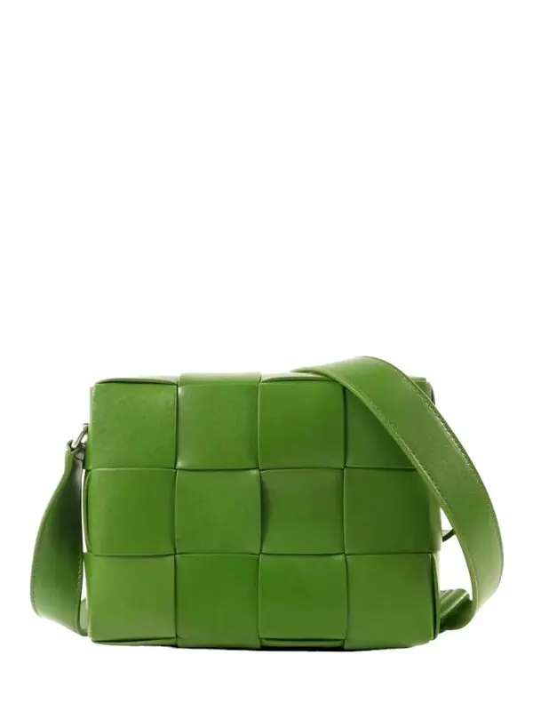 Bottega Veneta Small Cassette Shoulder Bag - Green