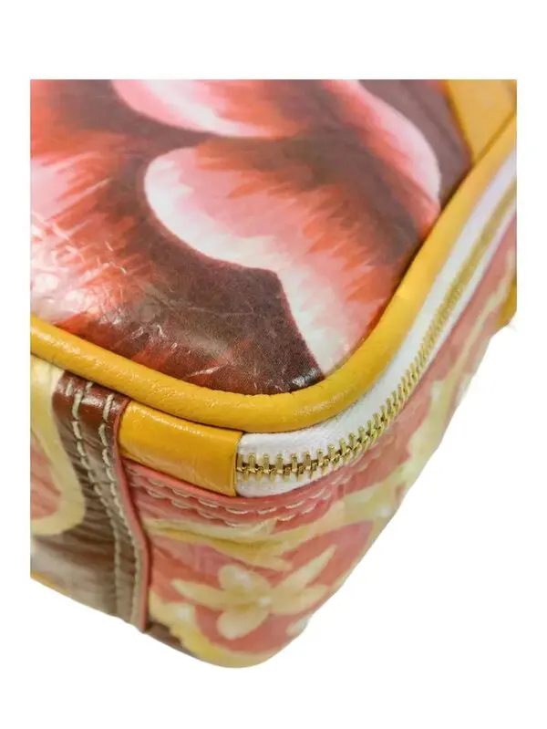 Balenciaga Floral Blanket Messenger Bag - Red