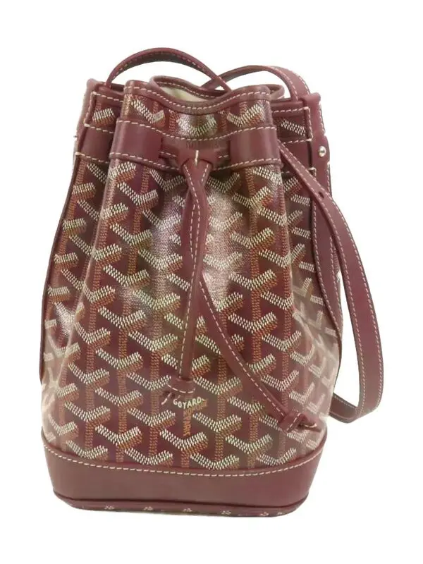 Goyard Petit Flot Bucket Bag - Red