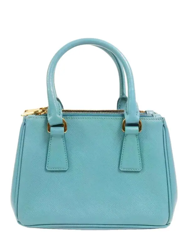 Prada Galleria Leather Shoulder Bag - Blue