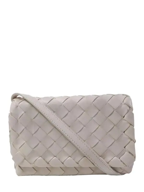 Bottega Veneta Intrecciato Leather Shoulder Bag - Neutrals