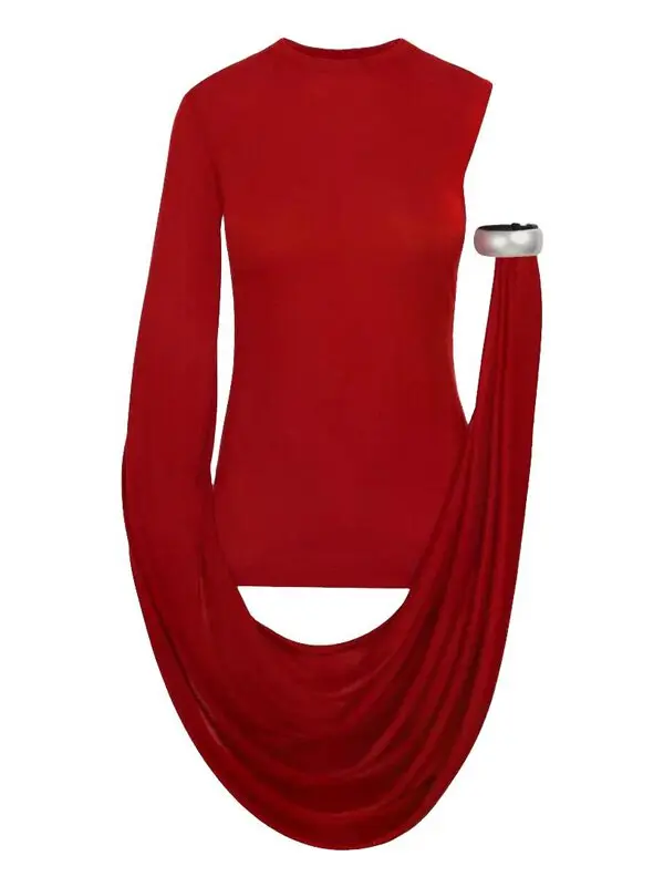 SEEN USERS Seen Iconic Bracelet One-shoulder Top - Red