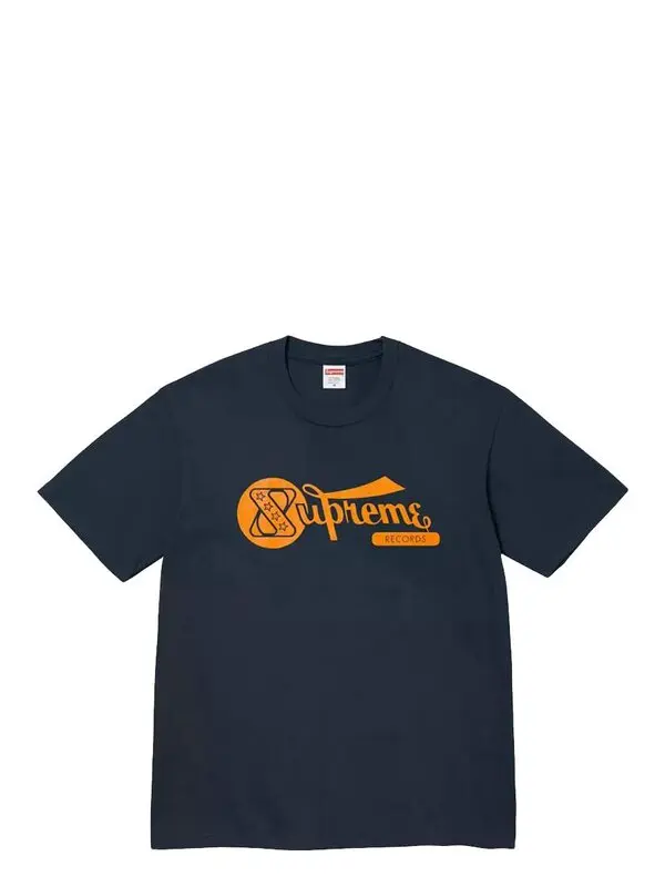 Supreme Records Crew-neck T-shirt - Blue