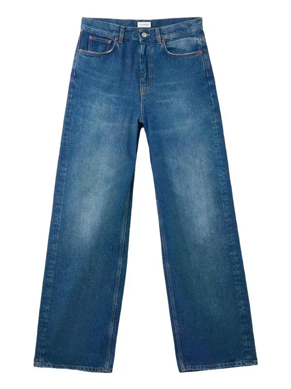 HOUSE OF DAGMAR Wide Leg Jeans - Blue