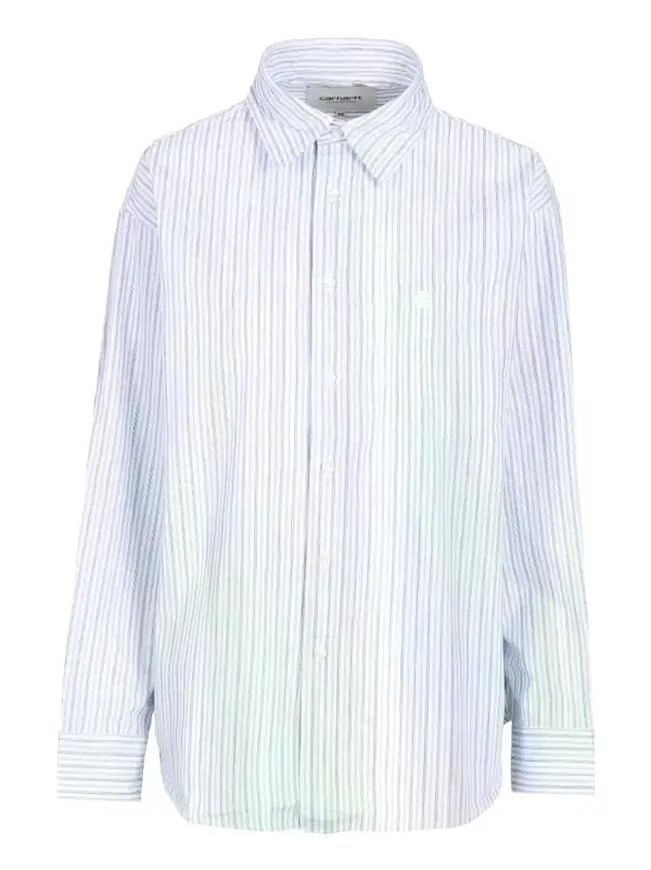 Carhartt Work In Progress Keene Striped Cotton Shirt - White