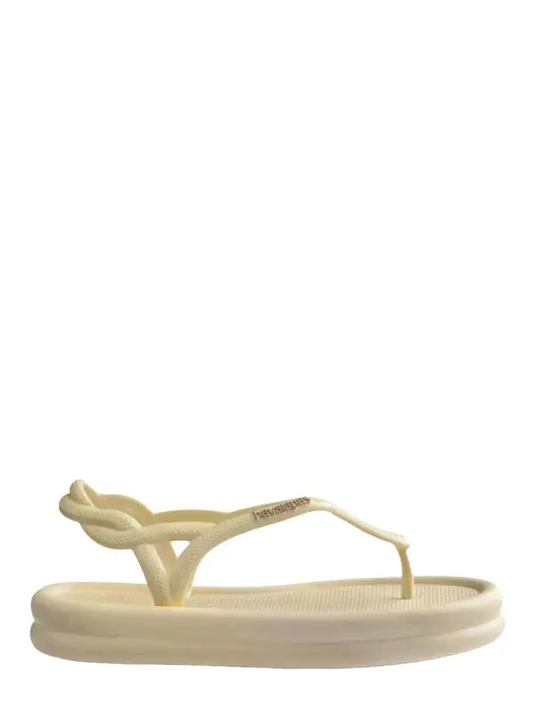 Havaianas Luna Puffed Up Flip Flops - Yellow