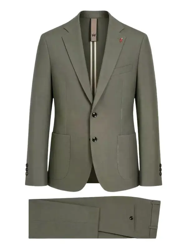 MULISH Single-breasted Suit - Green