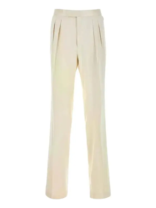 TOM FORD Pleated Detail Trousers - Neutrals