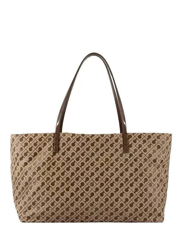 GHERARDINI Monogram Print Tote Bag - Neutrals
