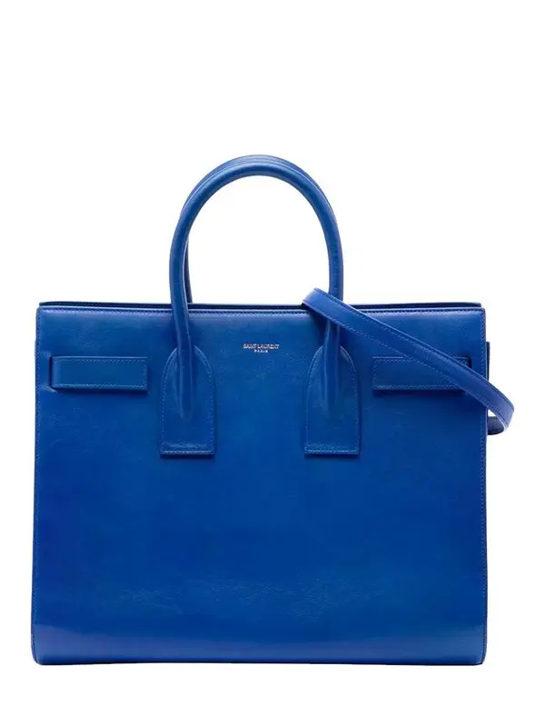 Saint Laurent Sac De Jour Satchel - Blue