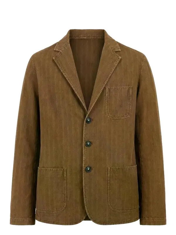 Massimo Alba Baglietto Single-breasted Jacket - Brown