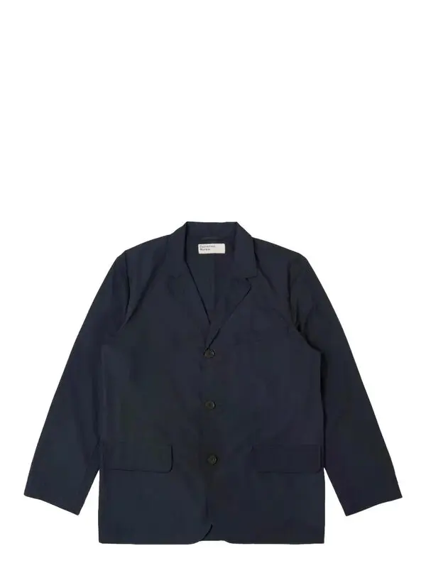 Universal Works Capitol Notch-lapel Flap-pocket Single-breasted Blazer - Blue