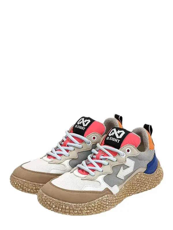 ID.EIGHT Hana Panelled Sneakers - Grey