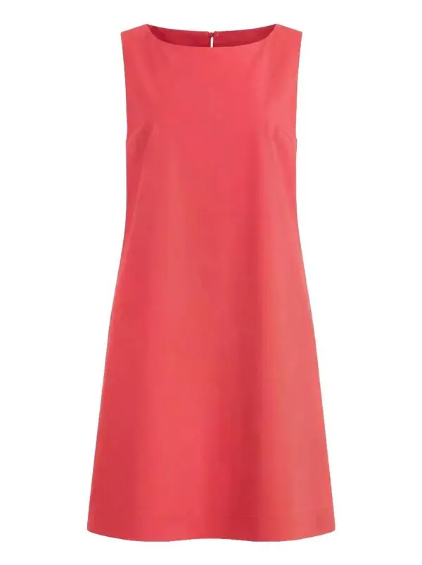 CINQUE Sleeveless Boat-neck Mini Dress - Red