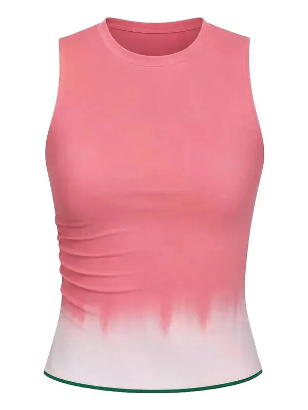 Silvia Tcherassi Tagua Sleeveless Ruched Tank Top - Pink
