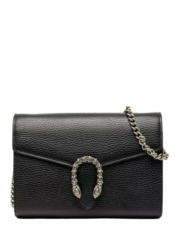 Gucci Dionysus Wallet On Chain Crossbody Bag - Black