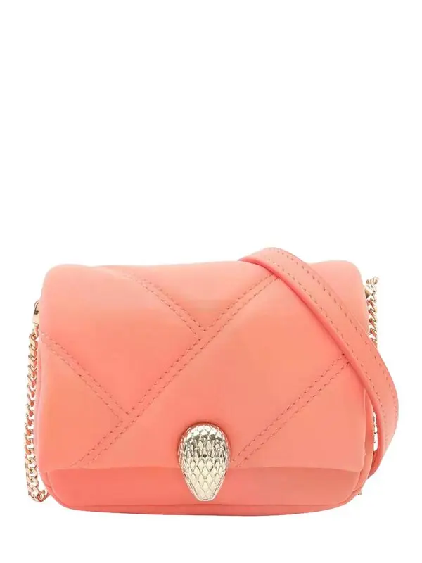 BVLGARI Micro Serpenti Cabochon Crossbody Bag - Pink