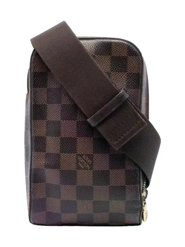 LOUIS VUITTON Damier Ebene Geronimos Crossbody Bag - Brown