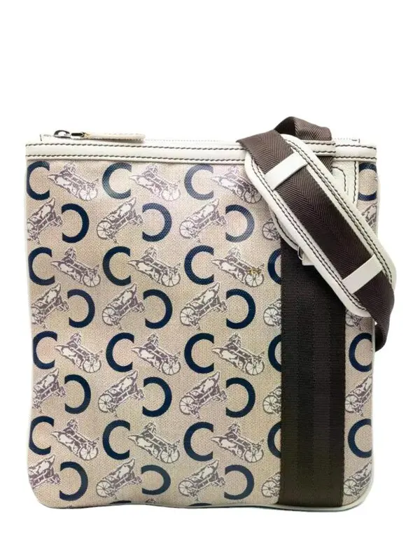 Celine 2006 C Carriage Coated Canvas Crossbody Bag - Neutrals
