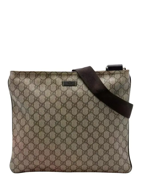 Gucci Gg Supreme Crossbody Bag - Neutrals