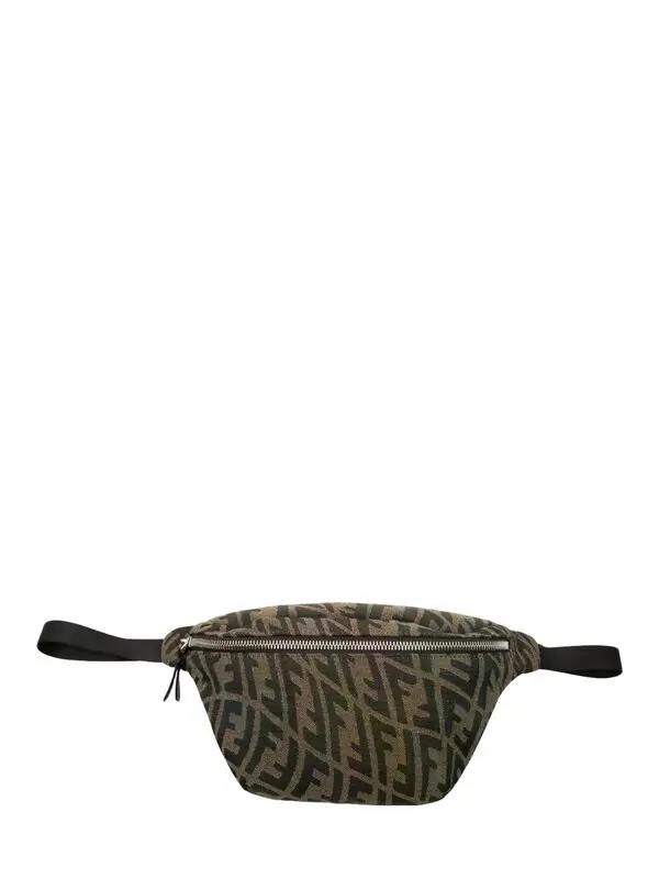 Fendi Zucchino Canvas Belt Bag - Neutrals
