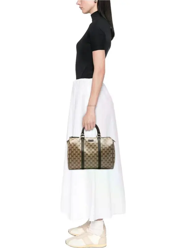 Gucci Gg Crystal Joy Boston Bag - Neutrals