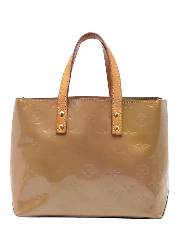 LOUIS VUITTON Monogram Vernis Reade Pm Handbag - Neutrals