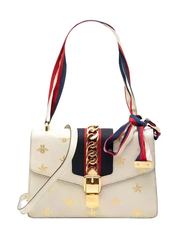 Gucci Sylvie Satchel - White