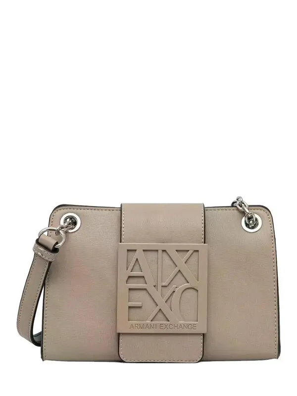 Armani Exchange Mini Susy Zebra Chain-link Cross Body Bag - Neutrals