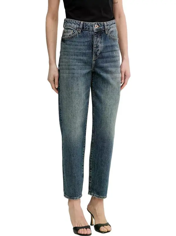 Armani Exchange Faded Effect Jeans - Blue