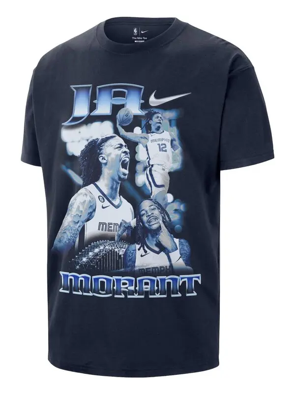 Nike Ja Morant Memphis Grizzlies Graphic T-shirt - Black/white