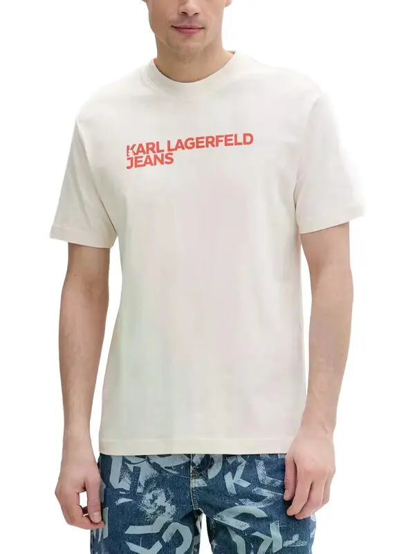 Karl Lagerfeld Logo-print T-shirt - Neutrals