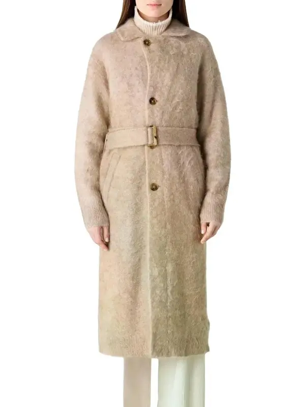 Guest In Residence Grizzly Belted Coat - Neutrals