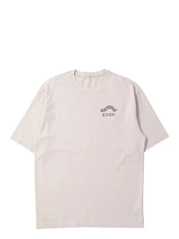JORDAN X Union La T-shirt 'light Orewood Brown - Light Orewood Brown/black
