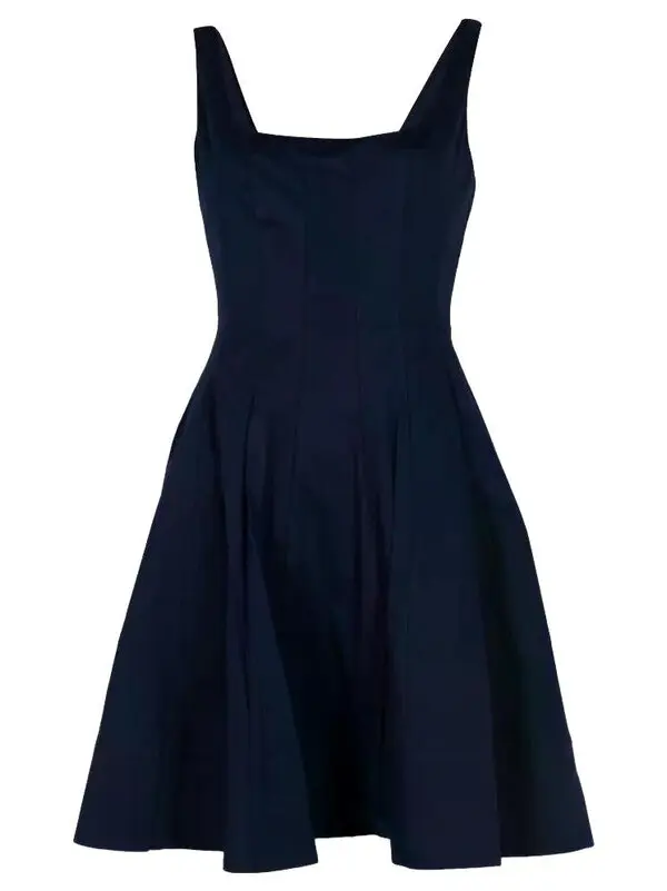 Staud Wells Mini Dress - Blue