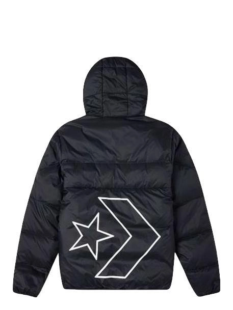 CONVERSE Hooded Down Jacket - Black