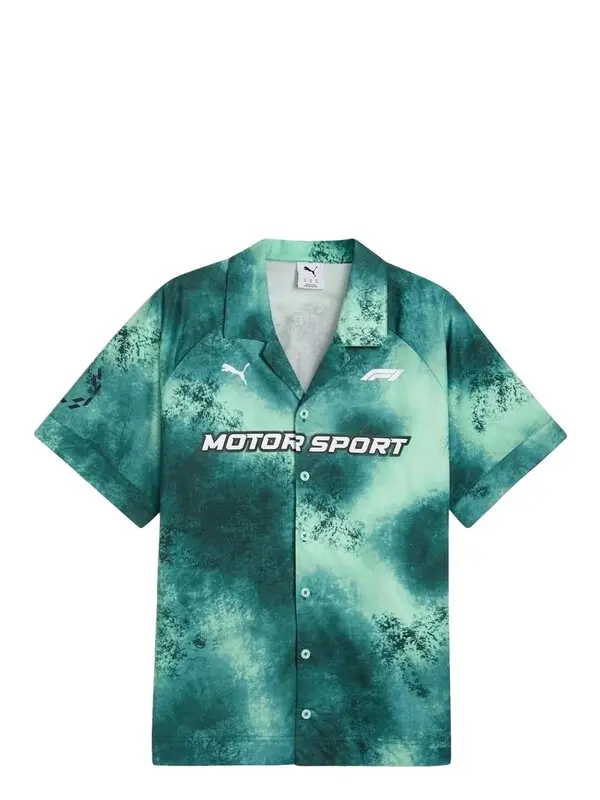 PUMA Formula 1 Short Sleeve Motorsport Shirt - Mint Melt