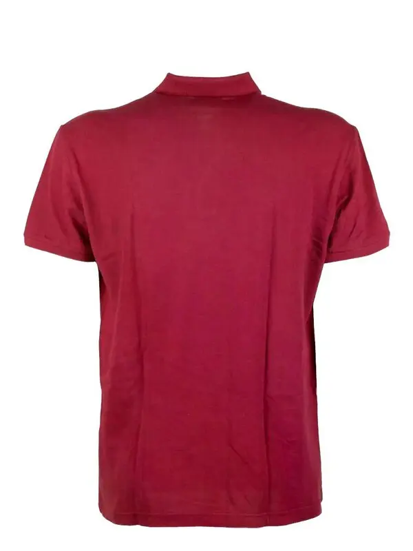 BROOKSFIELD Logo-embroidered Piqué Polo Shirt - Red